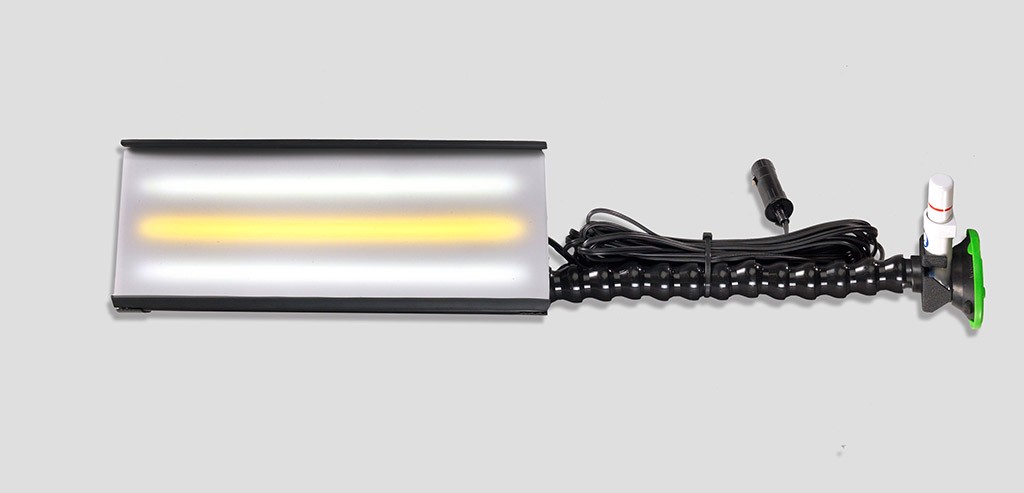 12″ Ultra mobile mini – Aluminum 3 strip-LED light, 12volt, Loc -line w ...